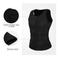 China Workout Gym Zipper Tank Top Sauna Vest Men Neoprene Waist Trainer Shaper Gender Women for sale