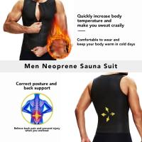China Workout Gym Zipper Tank Top Sauna Vest Men Neoprene Waist Trainer Shaper Gender Women for sale