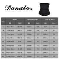 China Customized Logo HEXIN Women's Latex Waist Trainer with Three Hooks and 3 Strap Waist Trimmer for sale
