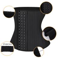 China 3000 Quantity HEXIN Women Adjustable Hooks Latex Shaper Waist Trainer with 25 Steel Bones for sale