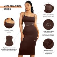 China Sleeveless Washable 2023 Seamless Body Waist Control Midi Shapewear for Women for sale