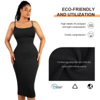 China Sleeveless Washable 2023 Seamless Body Waist Control Midi Shapewear for Women for sale