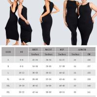 China Autumn Fabric Type Woolen Light Support Crew Collar Long Bulit-In Shapewear Dress for Women for sale