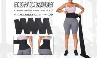 China 2022 Slimming Latex Invisible Wrap Around Stomach Tummy with Loop Snatch Bandage Belt for sale