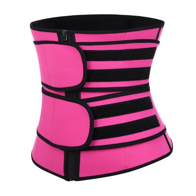 China HEXIN Neoprene Double Belt Waist Trainer Belt Women Private Label for Control Panties for sale