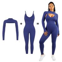 China Fitness Clothing Women Activewear Sportswear Yoga Seamless Workout Rompers Plus Size for sale