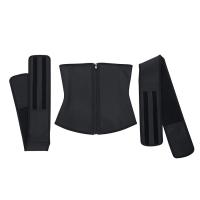 China Unisex Detachable Double Belt Waist Cincher Trimmer for Women's Tummy Slimming XS-9XL for sale