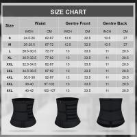 China Unisex Detachable Double Belt Waist Cincher Trimmer for Women's Tummy Slimming XS-9XL for sale