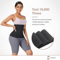 China High Elasticity Waist Trainer Shaper Compression Wrap Belt for Women's Body Belly Brown for sale