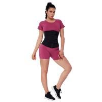 China HEXIN Women Sauna Neoprene Three Belt Slimming Zipper Waist Trainers Quick Dry Advantage for sale