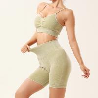 China Design Adjustable Fitness Sexy Short Gym Yoga Wear Sports Bra Brief Sets for Women Tracksuit for sale