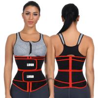 China HEXIN Slimming Belts Embossing Neoprene Waist Trainer for Women Standard Thickness for sale