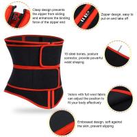 China HEXIN Slimming Belts Embossing Neoprene Waist Trainer for Women Standard Thickness for sale