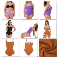 China Customized Logo Printing High Waist Push Up Bikini for Tummy Control Swimwear by HEXIN for sale