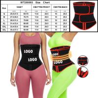 China Neoprene Bodyshaper HEXIN Zipper Design 2020 Embossing Tummy Slimming Waist Trainer for sale