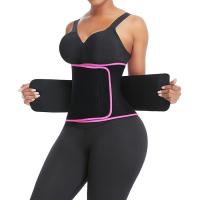 China HEXIN 2021 Custom Logo Fajas Women's Tummy Control Waist Trainer Slimming Belt for Adults for sale