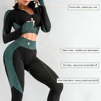 China HEXIN Anti-Static Plus Size Sportswear Two Piece Womens Workout Yoga Sets Fitness for sale