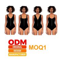 China Custom High Waist Fitness Bikini One Piece Women Swimwear AS SHOW 82%Nylon 18%Elastane for sale