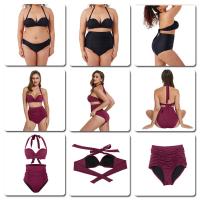 China Hexin Custom High Waist Suit Breathable Solid Shapewear for Women Fitness Swimwear for sale