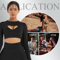 China Polyester/Spandex Fabric HEXIN Seamless High Waist Women Yoga Set for Gym Fitness for sale