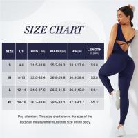 China 1000 CUSTOM LOGO high wAIst scrunch butt ONE PIECE Sport sey yoga wear gym fitness set for sale