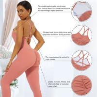 China 75% Nylon 25% Spandex Fitness Women Workout Jumpsuit Activewear Tracksuits by HEXIN for sale