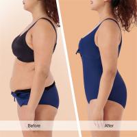 China HEXIN 2022 Private Label Beachwear High Waist Tummy Control Two Pieces Bikini for Women for sale