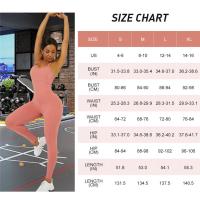 China 75% Nylon 25% Spandex Fitness Women Workout Jumpsuit Activewear Tracksuits by HEXIN for sale