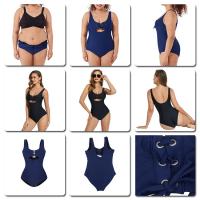 China HEXIN 2022 Private Label Beachwear High Waist Tummy Control Two Pieces Bikini for Women for sale