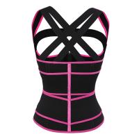 China Custom Logo Waist Trainer Slimming Vest Nonwoven Weaving Method for Decoration for sale