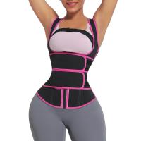 China Custom Logo Waist Trainer Slimming Vest Nonwoven Weaving Method for Decoration for sale