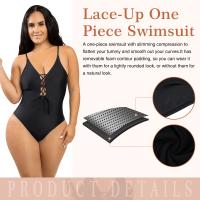 China taobao Solid Print taobao Tummy Control One Piece Swimsuits for Women Support S/M/L Sizes from HEXI v1 for sale