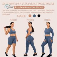 China HEXIN Seamless Yoga Set for Women 7 Days Sample Order Lead Time Support Shipment Aramex for sale