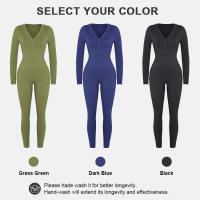 China 2023 Women Seamless One Piece Long Sleeve Tummy Control Body Shaping Jumpsuit Bodysuit for sale
