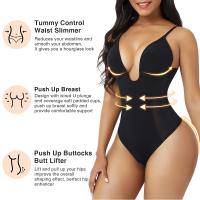 China HEXIN Top Seller Women's Black Backless Bridal Bodysuit Standard Thickness Shapewear for sale