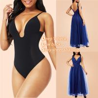 China HEXIN Top Seller Women's Black Backless Bridal Bodysuit Standard Thickness Shapewear for sale