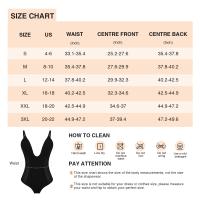 China HEXIN Top Seller Women's Black Backless Bridal Bodysuit Standard Thickness Shapewear for sale