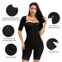 China Medium Control Women's Full Body Shaper Bodysuit with Short Sleeves and Butt Lift 2000 for sale