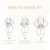 China Postpartum Recovery and Belly Slimming with Yellow Body Shaper Fajas Compression Garments for sale