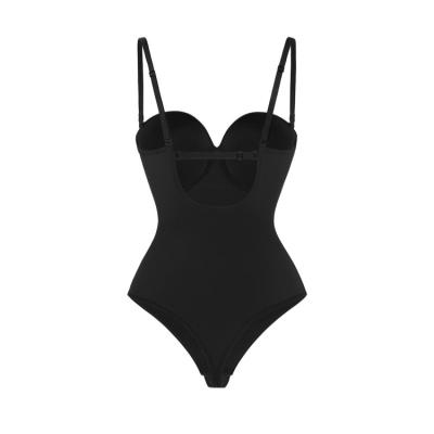 China Slimming One Piece Tummy Control High Waist Steel Bone Bodysuit Shaping HEXIN Shapers for sale