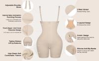 China High Waist Seamless Full Women Custom Shapewear for Tummy Control Standard Thickness for sale