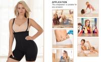 China High Waist Seamless Full Women Custom Shapewear for Tummy Control Standard Thickness for sale