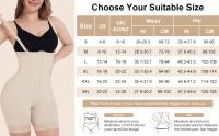 China High Waist Seamless Full Women Custom Shapewear for Tummy Control Standard Thickness for sale
