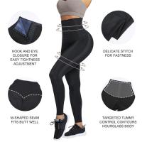 China HEXIN Bodycon Sports Pocket Body Shaper Butt Lift Plaid Women's Panties Waist Trainer for sale