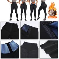 China HEXIN Bodycon Sports Pocket Body Shaper Butt Lift Plaid Women's Panties Waist Trainer for sale