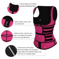 China Waist Slimming High Waist Latex Double Strap Waist Trainer Shaper VEST for sale