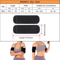 China Custom Logo Slimming Neoprene Sport Sauna Arm Trimmers for Women Knitted Construction for sale