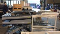 China Stationary Hydraulic Lift Table with Tilt Table and Roller Scissor Lift Mechanism for sale