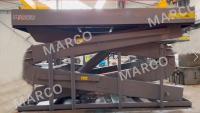 China 10 Ton Heavy Duty Hydraulic Scissor Lift Table for Loading Dock Sales Driven by Hydraulic M6.5-100270-D22HK for sale