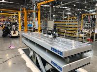 China Stationary Double Scissor Lift Table M3-040100-D4/2L with Safety Frame and Heavy-Duty Construction for sale